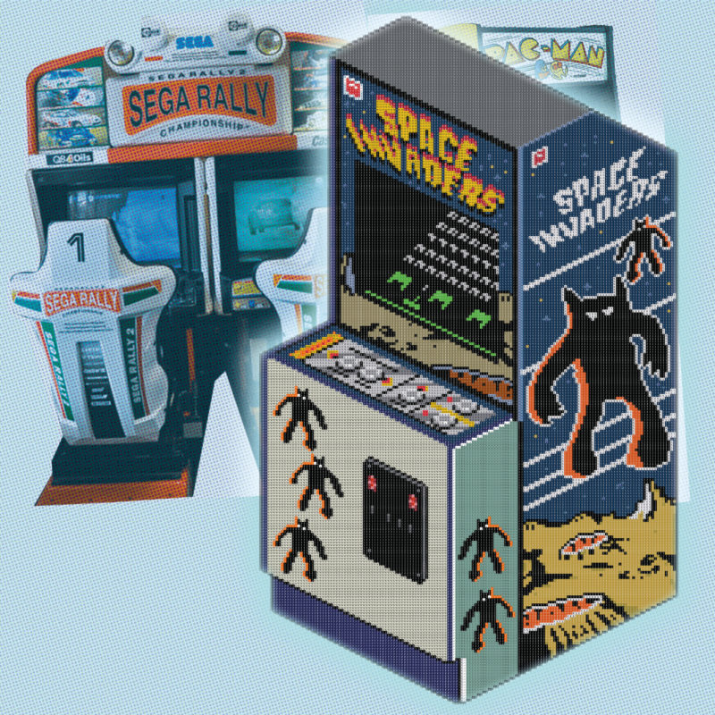 Space Invader Cabinet bundle by Army of Trolls - Maydel Craft