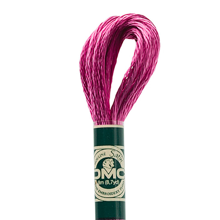 DMC Satin S3607: Light Plum (6-strand floss) - Maydel Craft