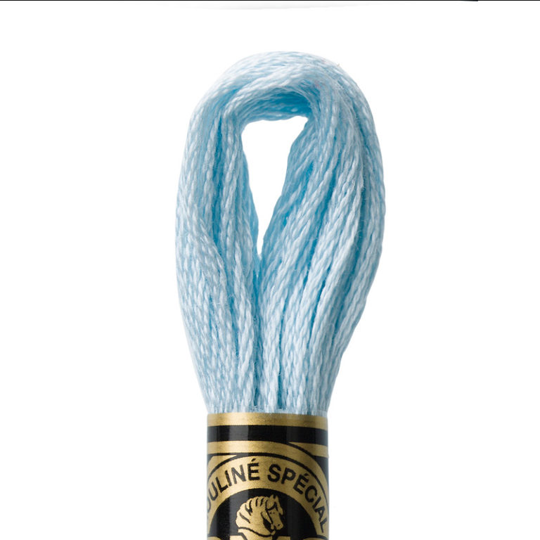 DMC 162: Ultra Very Light Blue (6-strand cotton floss) - Maydel Craft