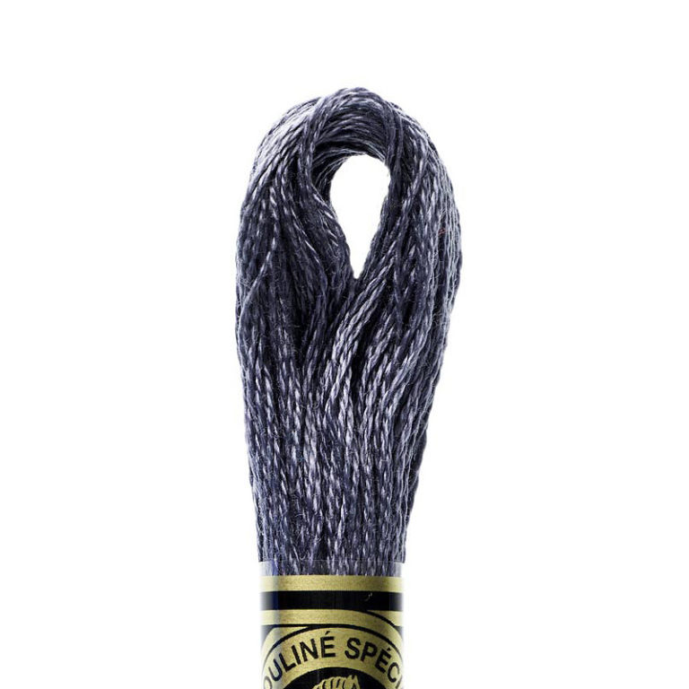 DMC 317: Pewter Gray (6-strand cotton floss) - Maydel Craft