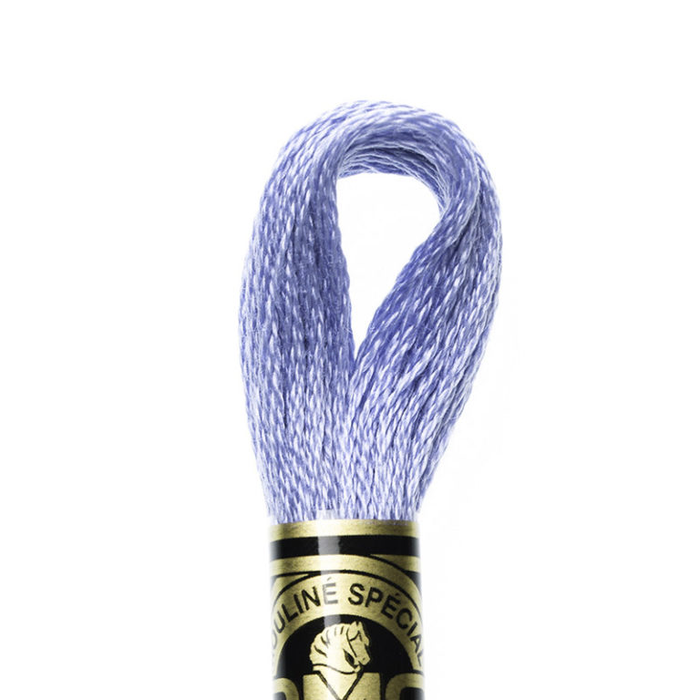 DMC 341: Light Blue Violet (6-strand cotton floss) - Maydel Craft