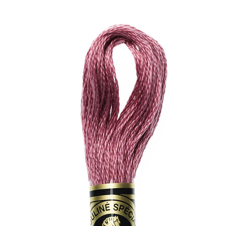 DMC 3687: Mauve (6-strand cotton floss) - Maydel Craft