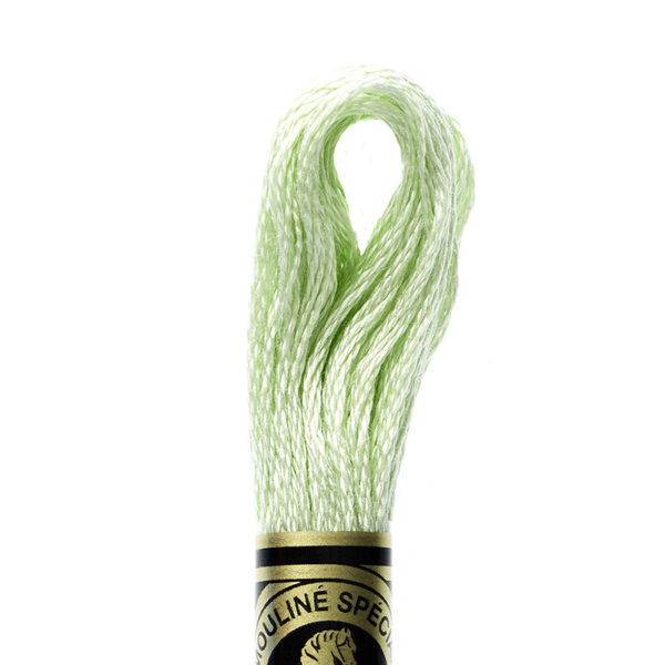 DMC 369: Very Light Pistachio Green (6-strand cotton floss) - Maydel Craft