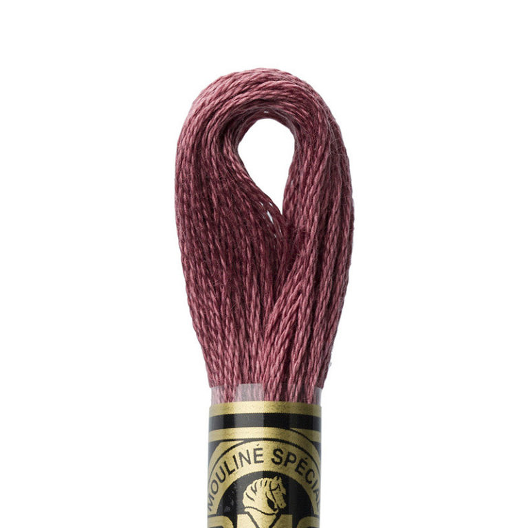 DMC 3726: Dark Antique Mauve (6-strand cotton floss) - Maydel Craft