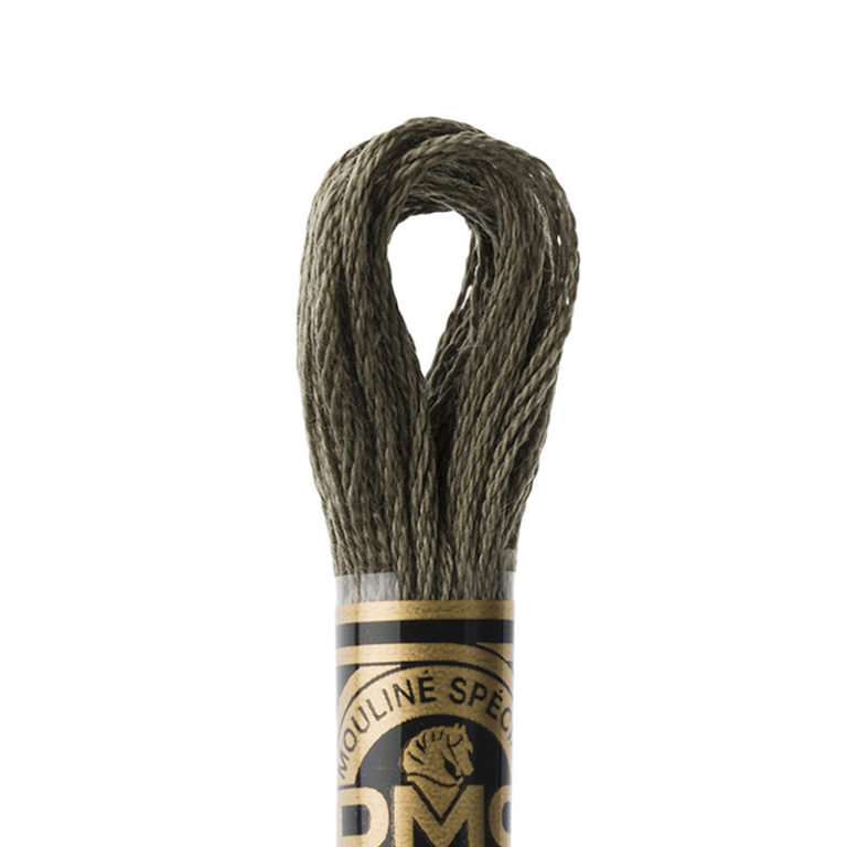 DMC 3787: Dark Brown Grey (6-strand cotton floss) - Maydel
