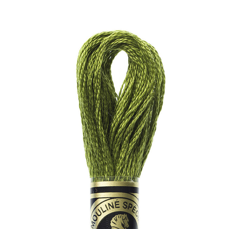 DMC 469: Avocado Green (6-strand cotton floss) - Maydel Craft