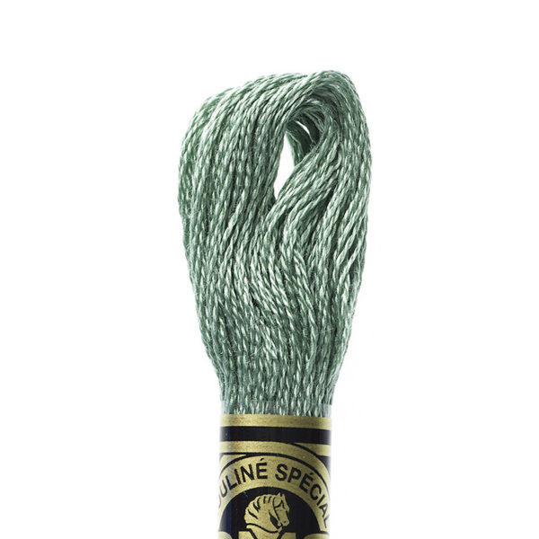 DMC 502: Blue Green (6-strand cotton floss) - Maydel Craft