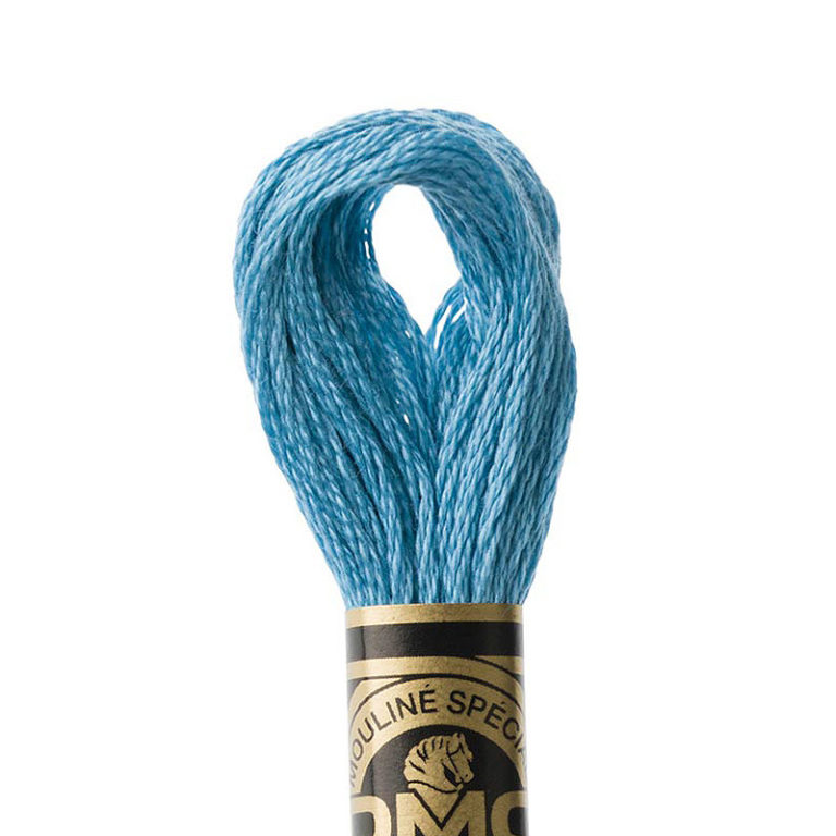 DMC 518: Light Wedgewood Blue (6-strand cotton floss) - Maydel Craft