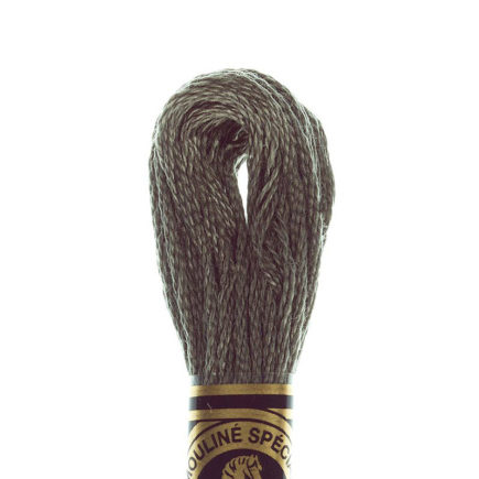 DMC 645: Very Dark Beaver Grey (6-strand cotton floss) - Maydel Craft