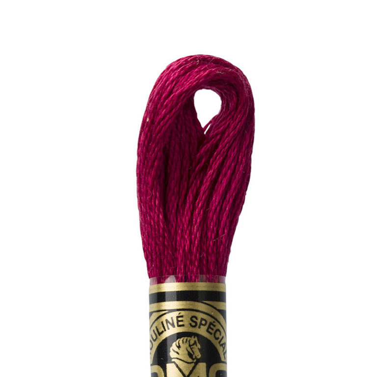 DMC 777: Deep Red (6-strand cotton floss) - Maydel Craft