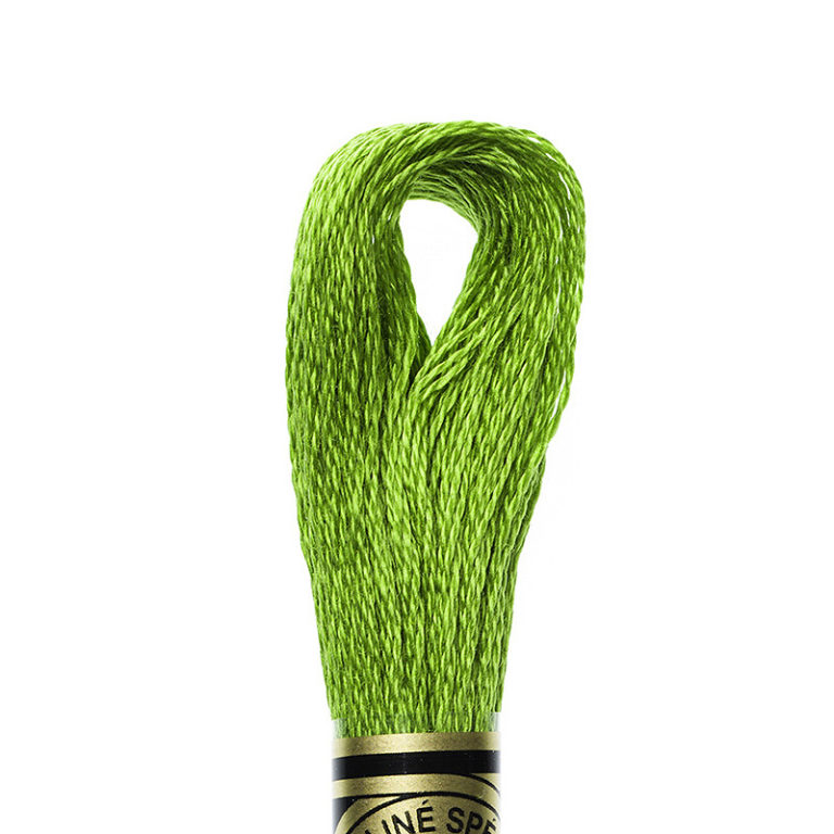 DMC 906: Medium Parrot Green (6-strand cotton floss) - Maydel Craft