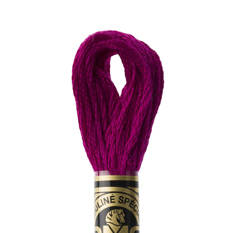 DMC 915: Dark Plum (6-strand cotton floss) - Maydel Craft