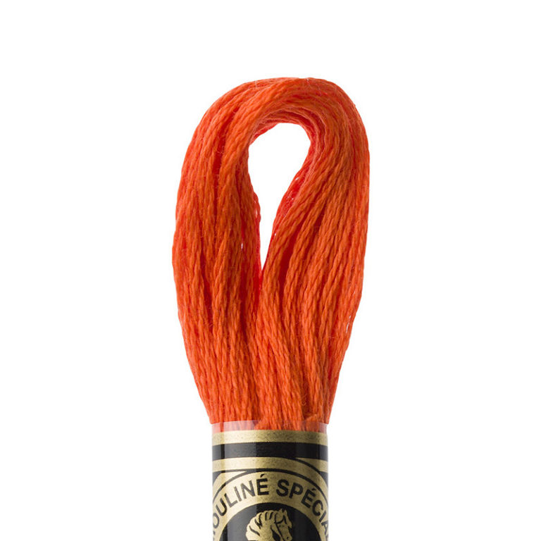 DMC 946: Medium Burnt Orange (6-strand cotton floss) - Maydel Craft