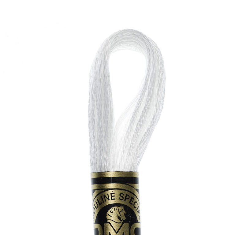 DMC Blanc: White (6-strand cotton) (6-strand cotton floss) - Maydel Craft