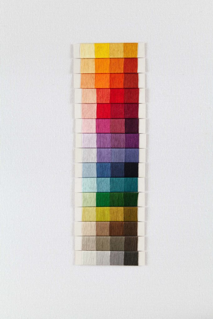 Color Theory for Textile Projects floss bundle by Karen Barbé - Maydel