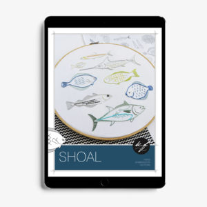 Shoal embroidery pattern PDF by Kelly Fletcher - Maydel Craft