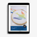 Swift embroidery pattern PDF by Kelly Fletcher - Maydel