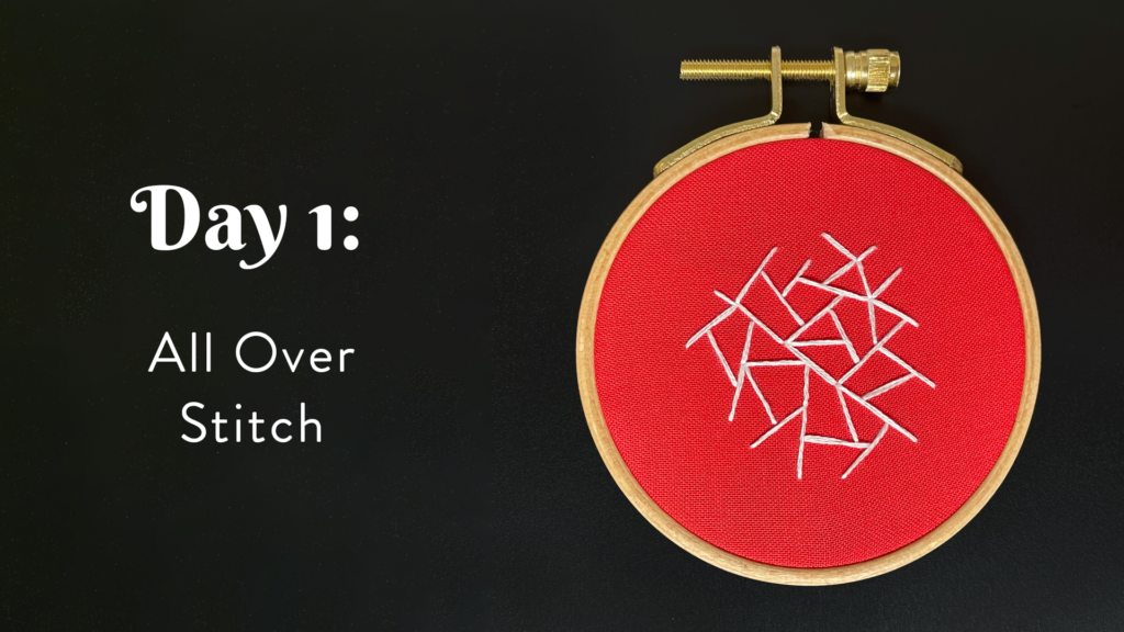 How to do All Over Stitch with Kelly Fletcher - Maydel Craft