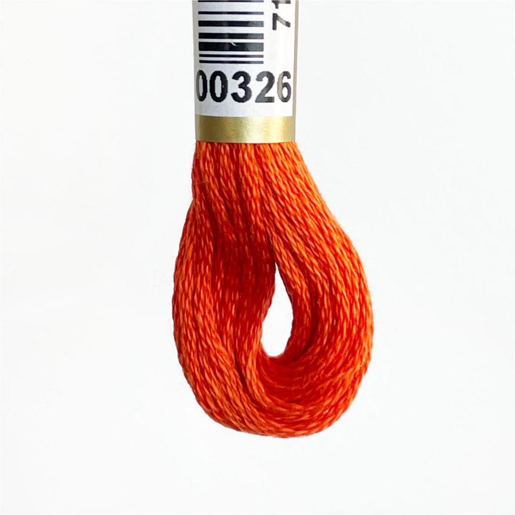 Anchor 326: Apricot Dark (6-strand cotton floss) - Maydel Craft