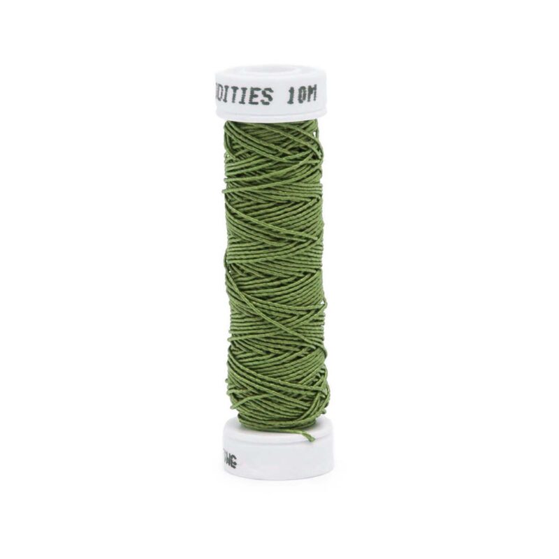 6041 Yellow Green Fine Filament Silk Gimp embroidery thread - Maydel