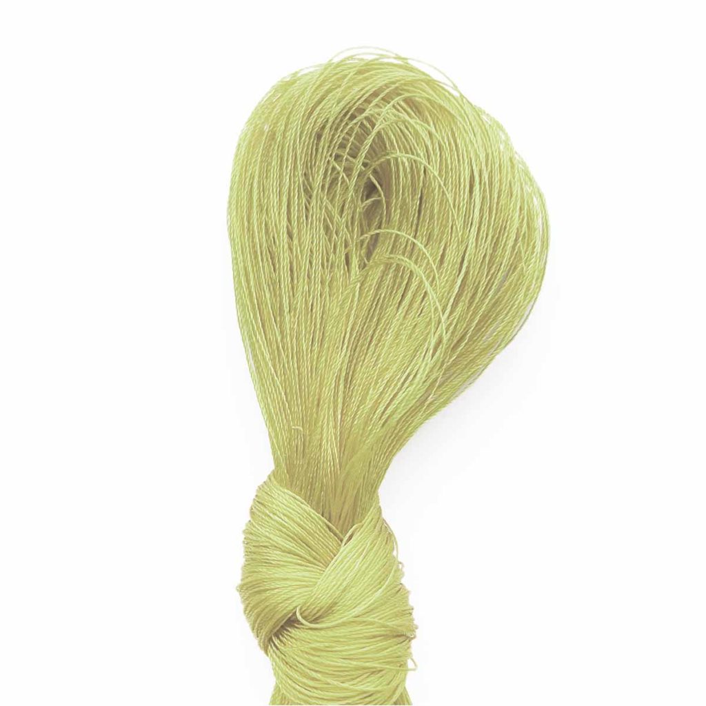 Japanese flat silk thread in Leaf Green - Maydel Craft