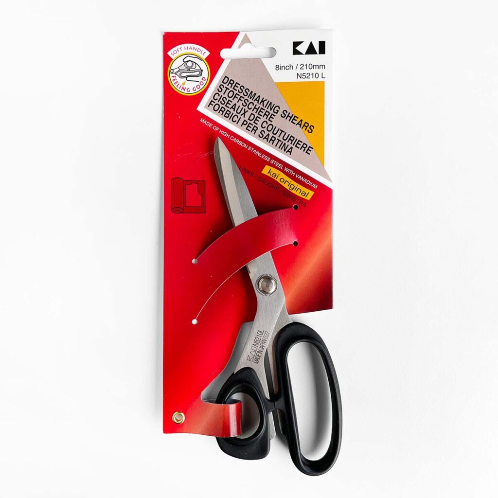Kai 8-inch dressmaking shears (left-handed) - Maydel Craft
