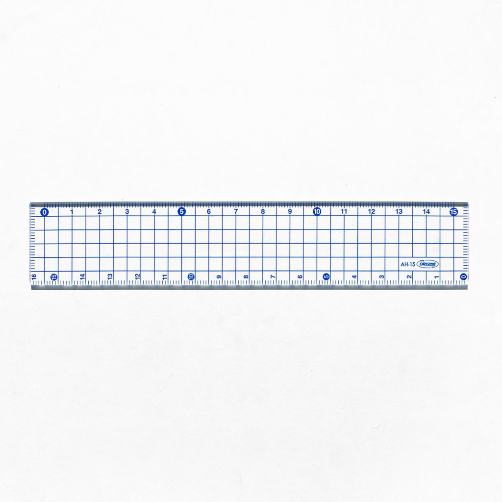 Kyoei Orions 16 cm grid ruler - Maydel
