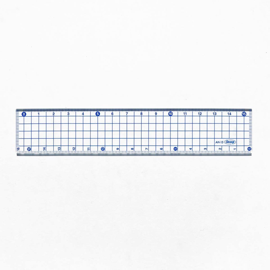 Kyoei Orions 16 cm grid ruler - Maydel Craft