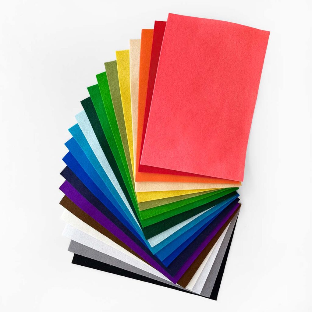 Merino Wool Solid Felt Sheets - Maydel Craft